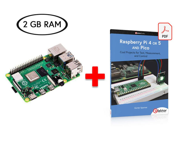 Offre groupée : Raspberry Pi 4 (2 Go) + Raspberry Pi 4 OR 5 AND Pico ...