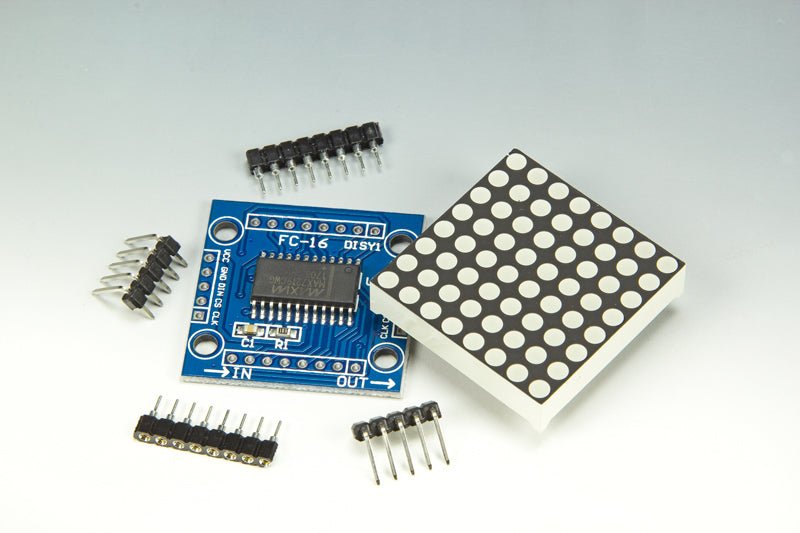 Module matriciel MAX7219 (jeu de 8) – Elektor