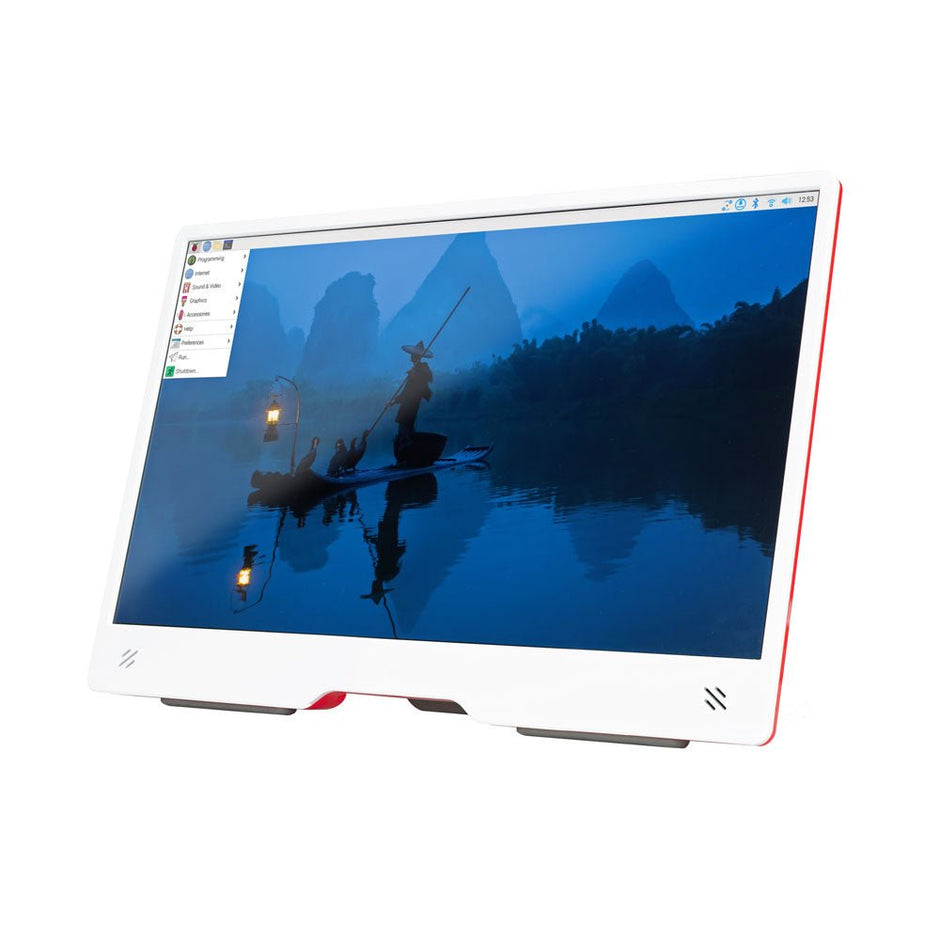 Moniteur Raspberry Pi (blanc/rouge) – Elektor